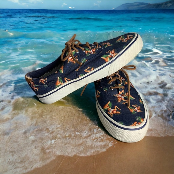 Bass | Shoes | Vintage Bass Classic Compass Hawaii Hula Girl Men Size 8 ...